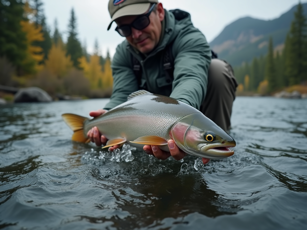 How do I read water currents when river fishing for salmon? - Fishing Titan