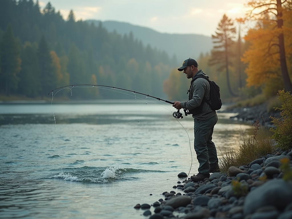 How do I fish around moving water features effectively? - Fishing Titan